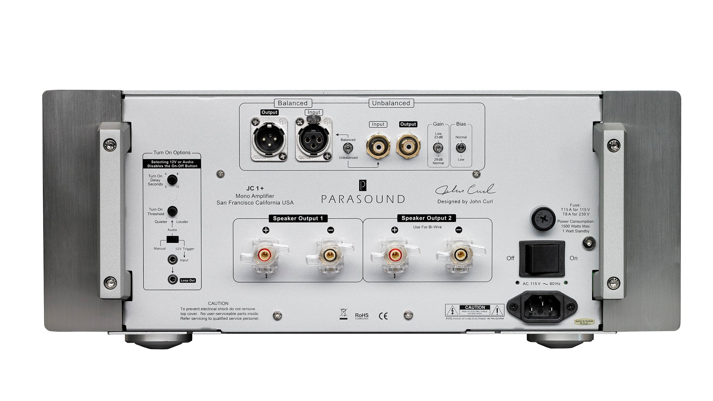 Parasound JC1+ High-Performance Monoblock Amplifier