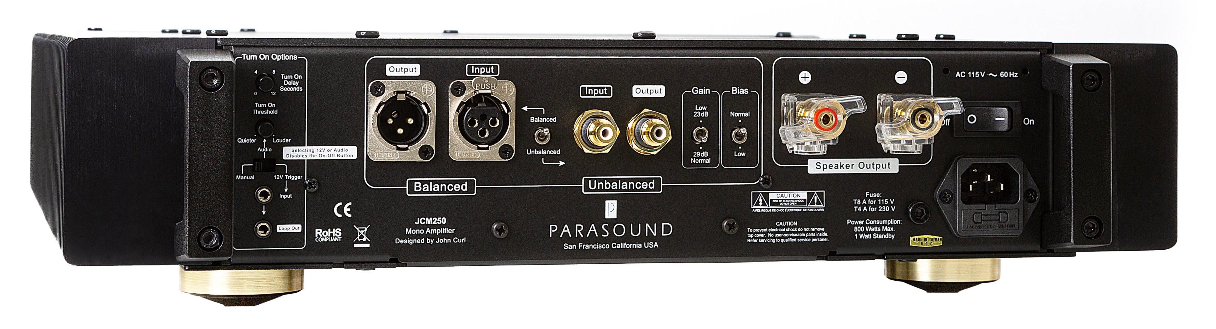 JCM250 Monoblock – 250W Compact Power & High-Fidelity Control